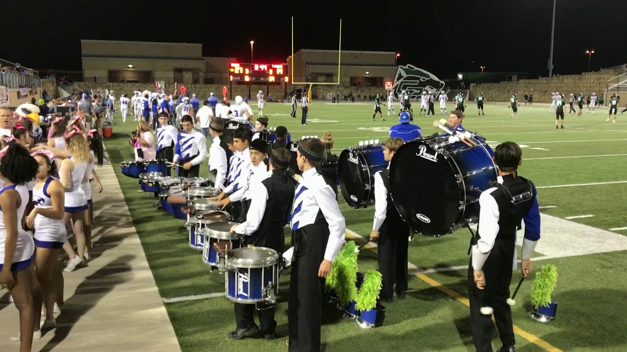 Georgetown Eagle Marching Band and Drumline - 3rd Quarter Pep 10-20-17 ...