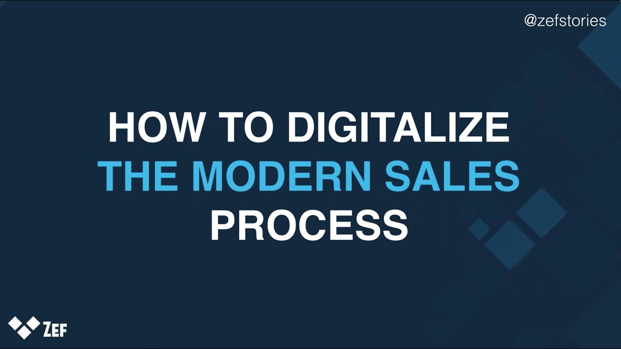 How to digitalize the modern sales process - YouTube
