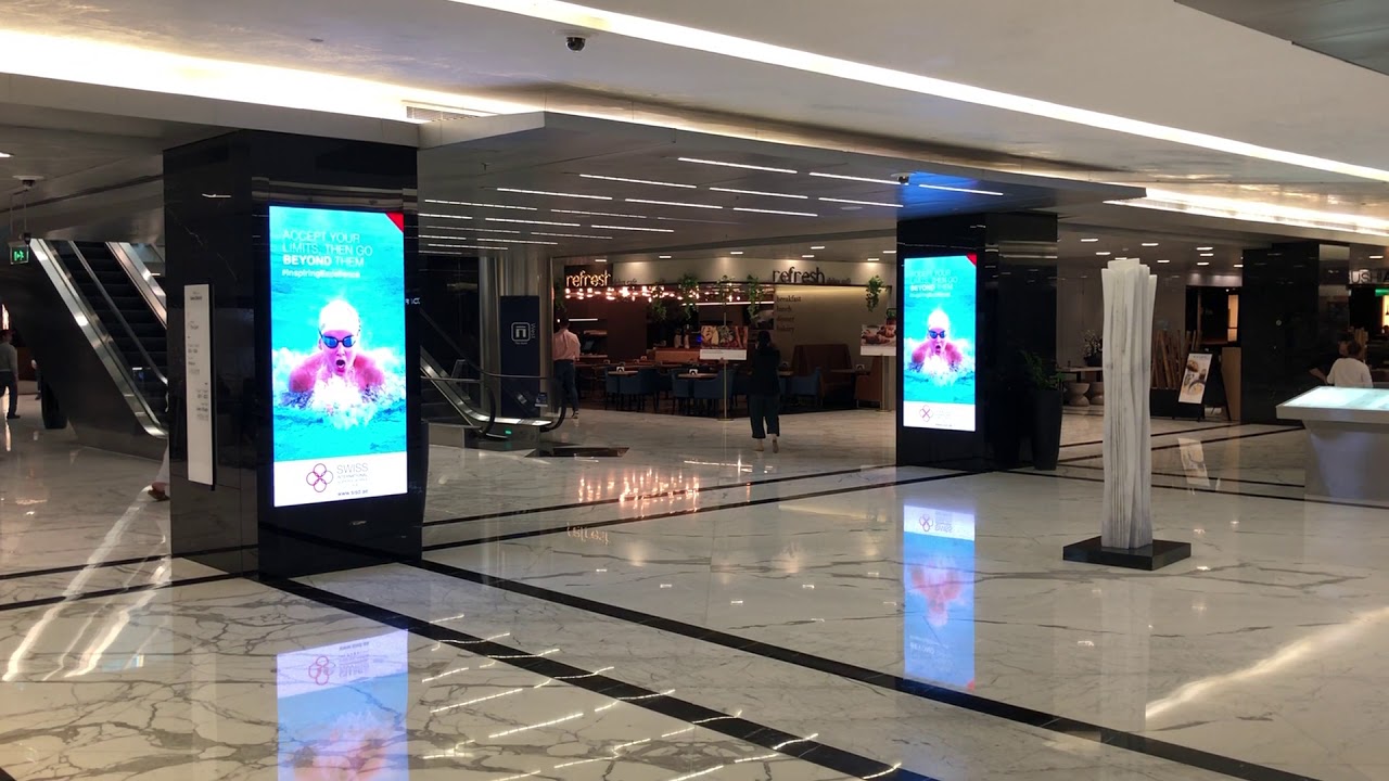 DIFC's Gate District Marble Walk Pillars - YouTube