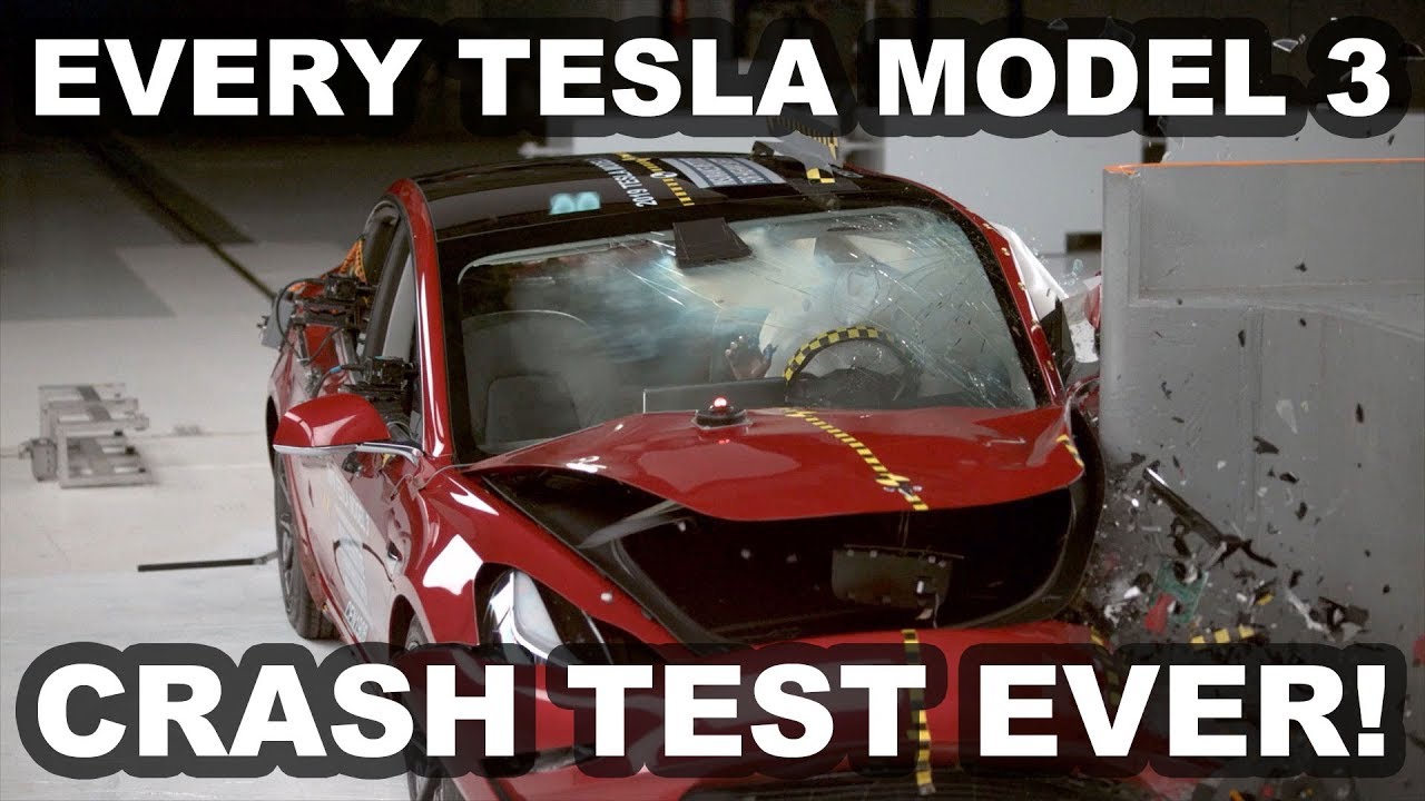 Every Tesla Model 3 crash test ever! (NHTSA, Euro NCAP, IIHS) - YouTube
