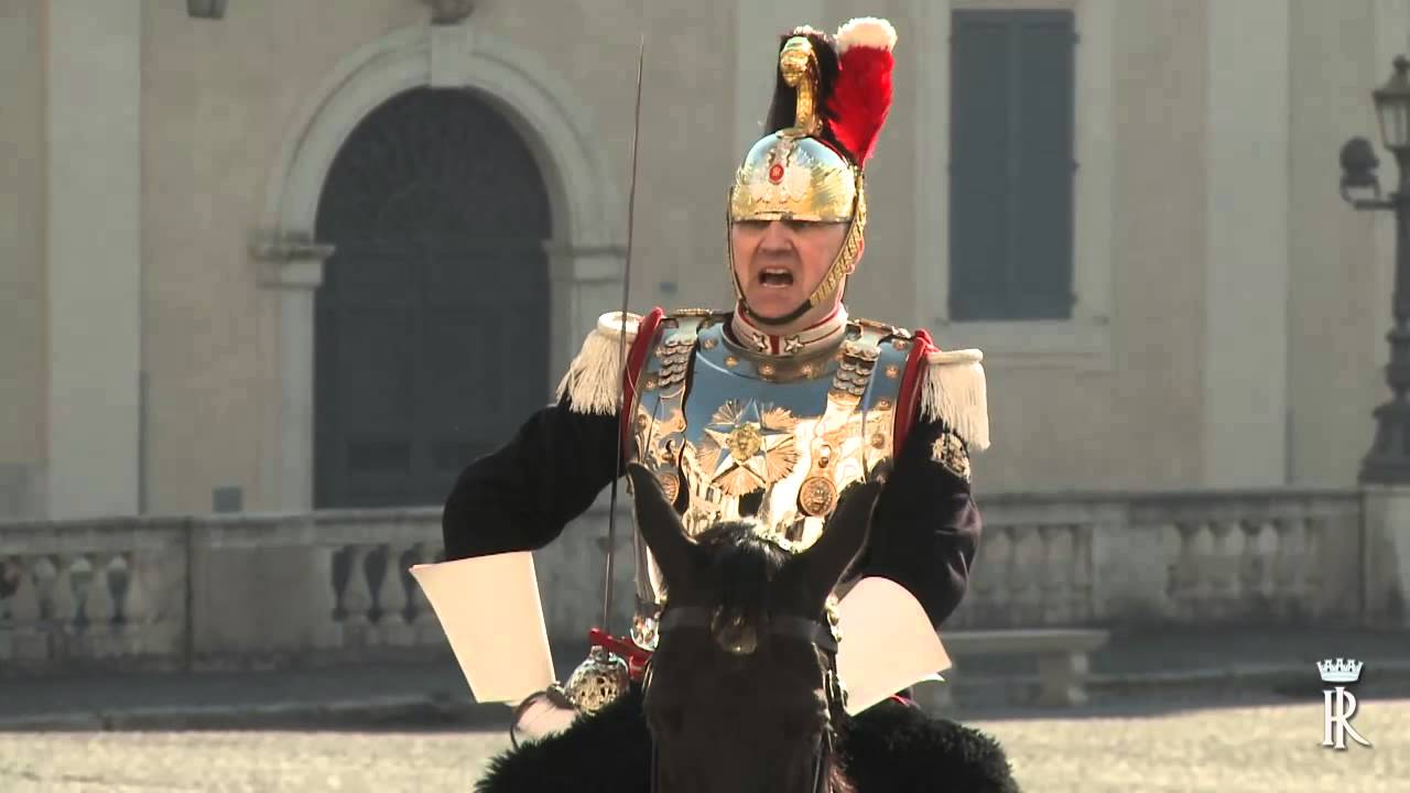 Corazzieri e Fanfara dei Carabinieri - Cambio della Guardia Quirinale ...