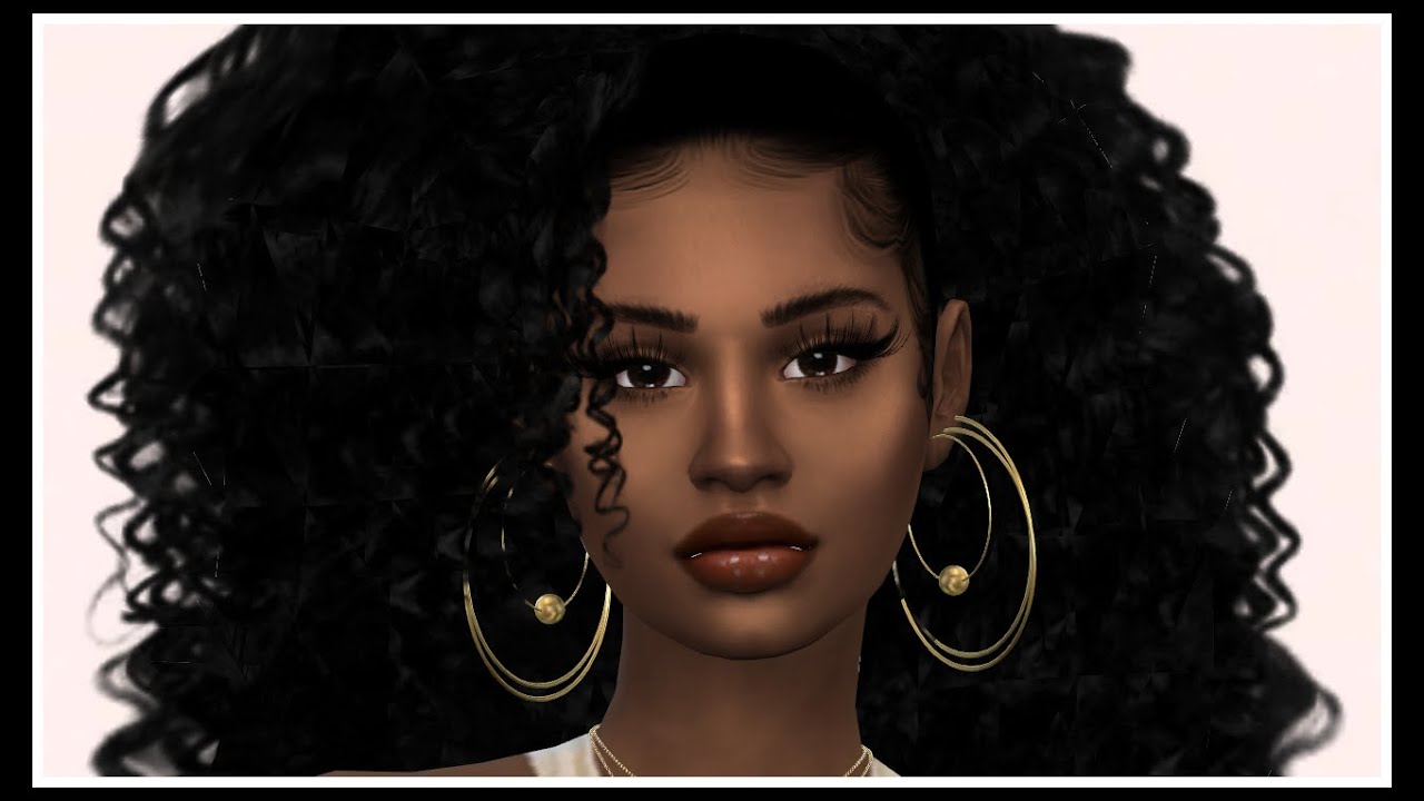 Ethiopian Inspired Sim - Sims 4 CAS + CC Folder & Sim Download // 15 ...