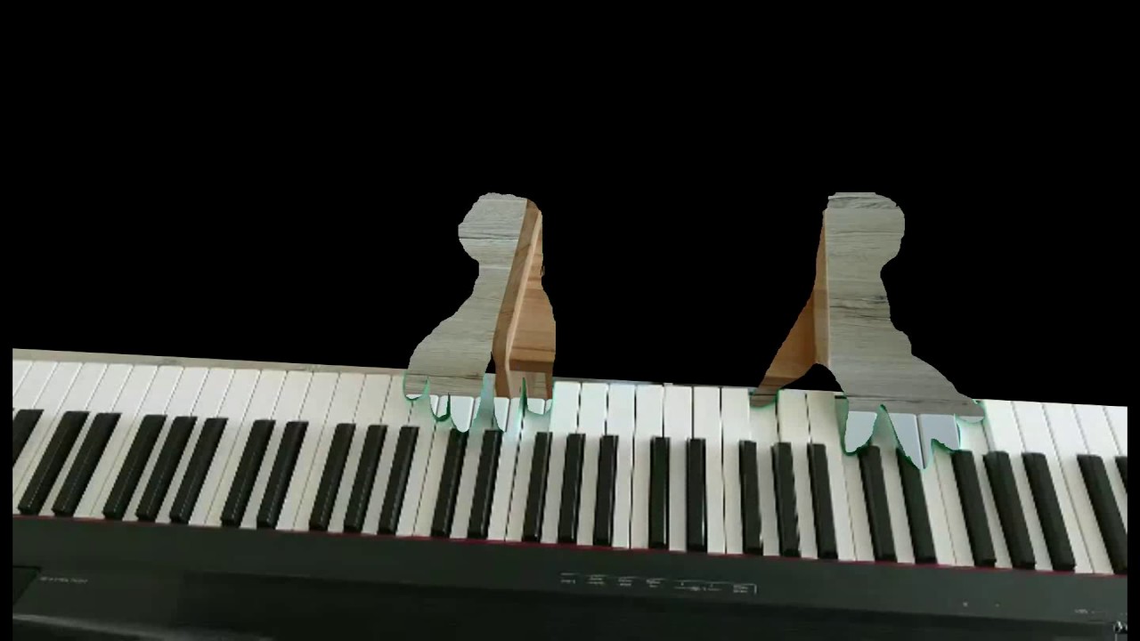 Invisible man plays piano / Невидимка играет на пианино - YouTube