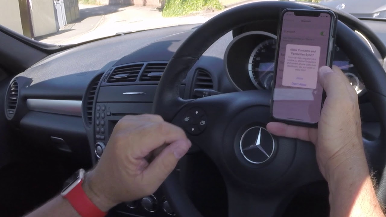 How to pair a mobile to the bluetooth system in a 2008 Mercedes Benz ...