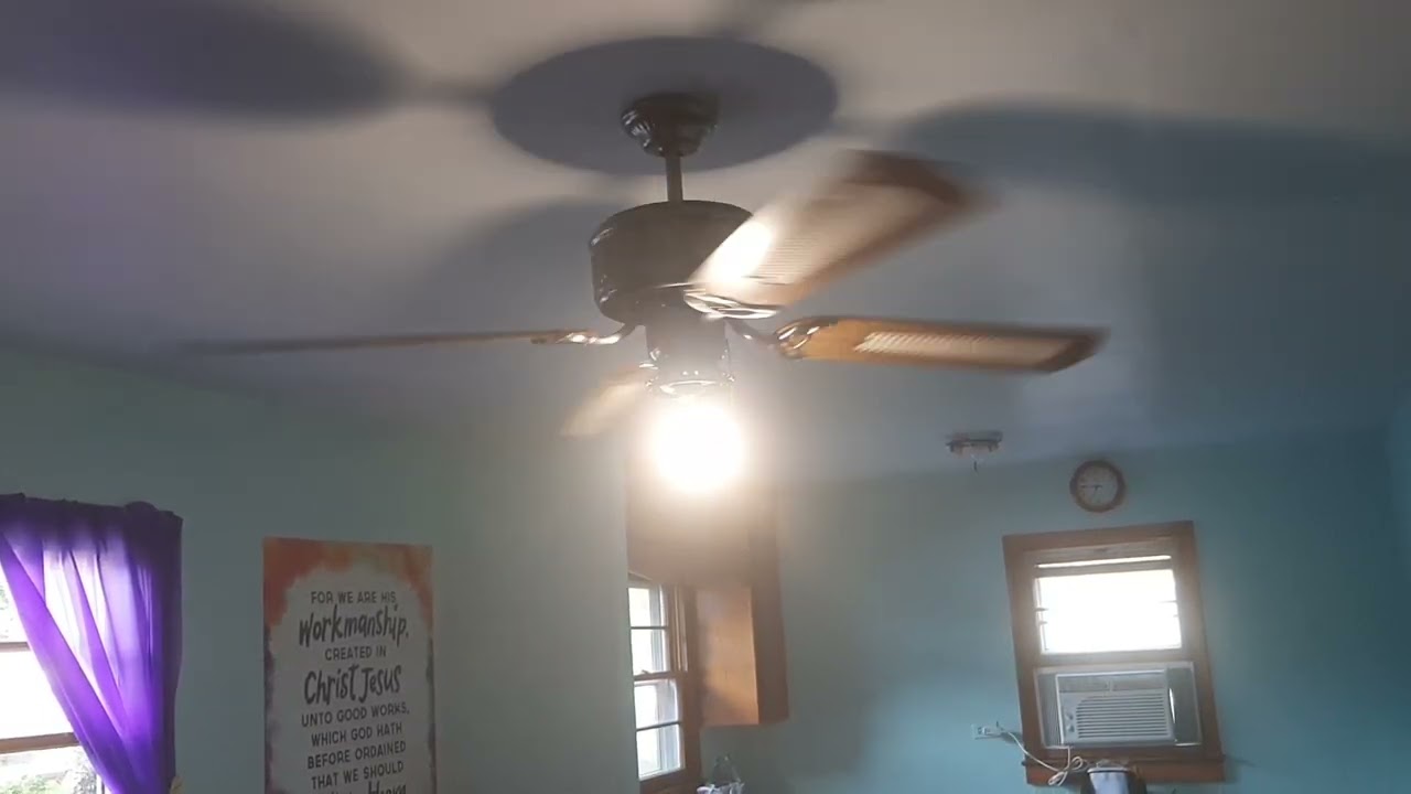 52" SMC Emperor ceiling fan - YouTube