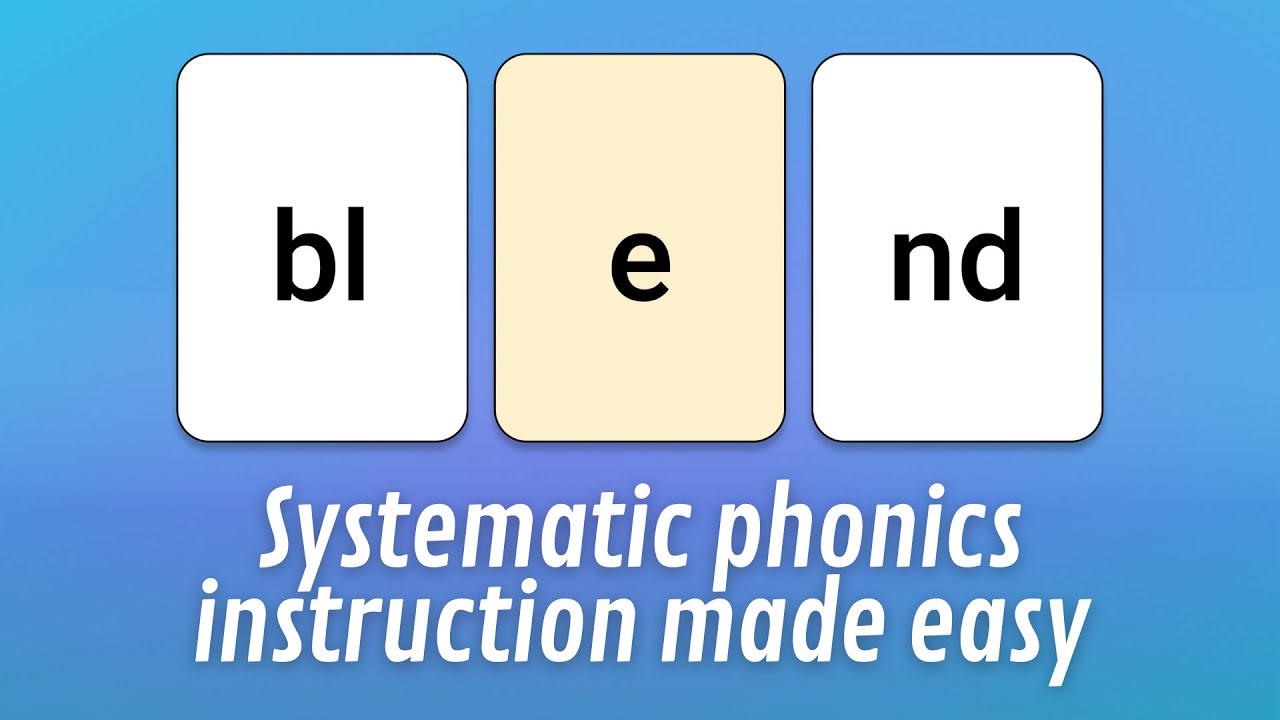 Meet Blend | Your new favorite phonics tool - YouTube