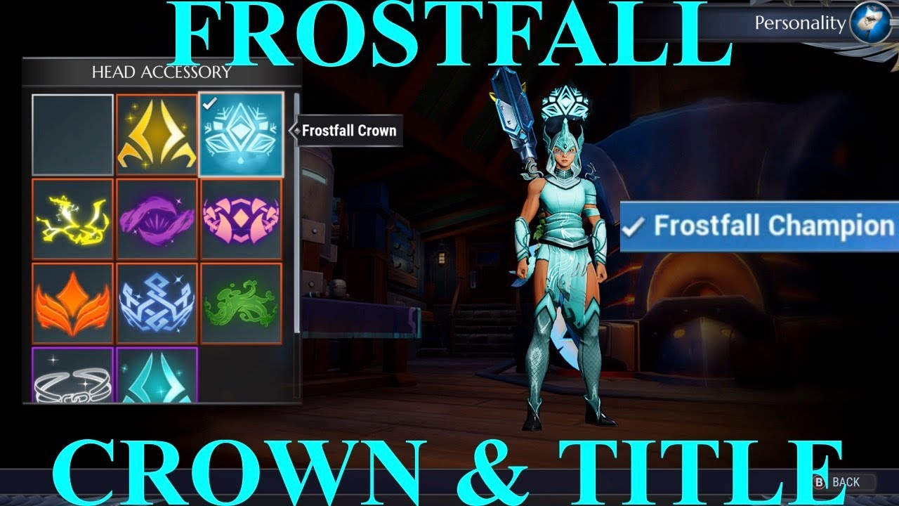 Dauntless- Frostfall Crown and Title - YouTube