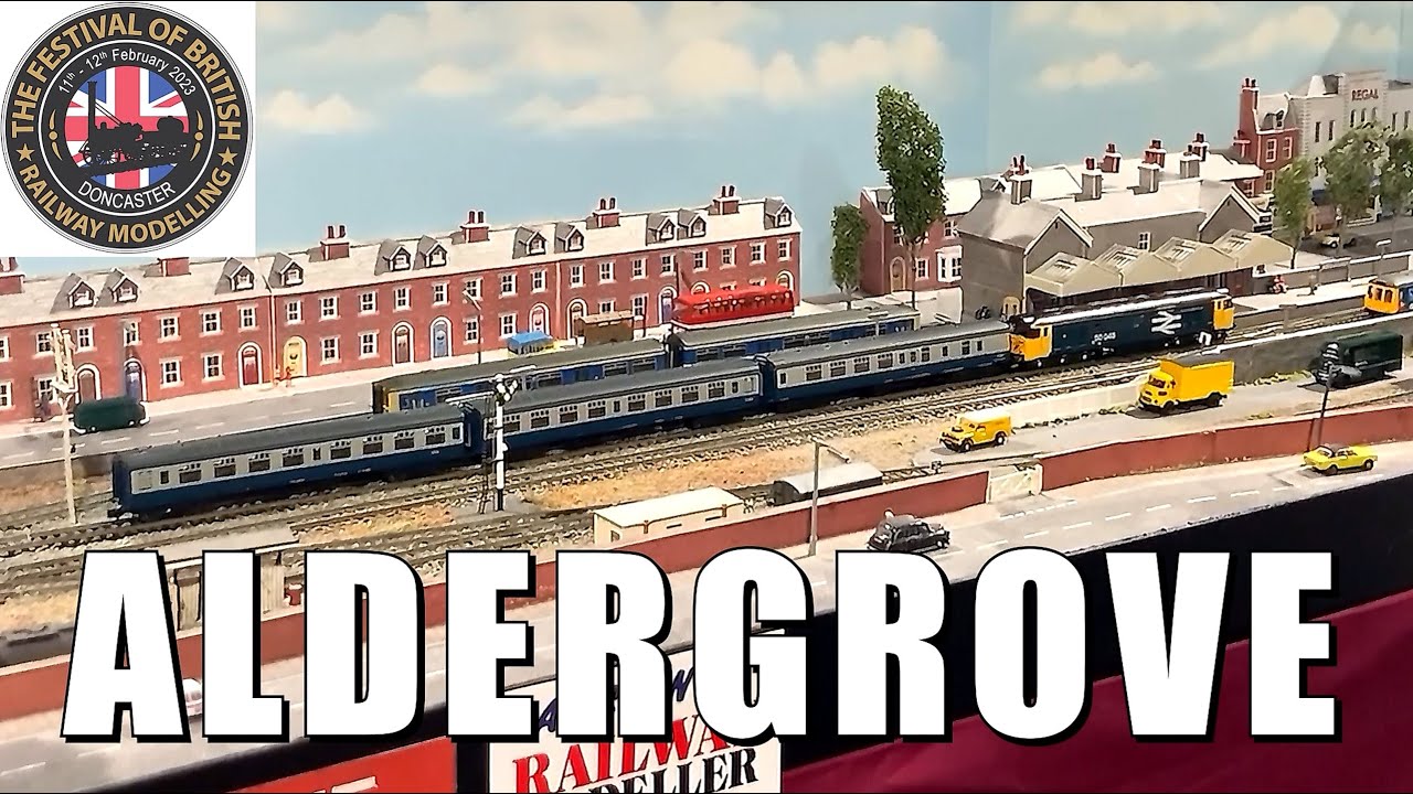 Doncaster Festival of British Railway Modelling 2023 - Aldergorve - YouTube