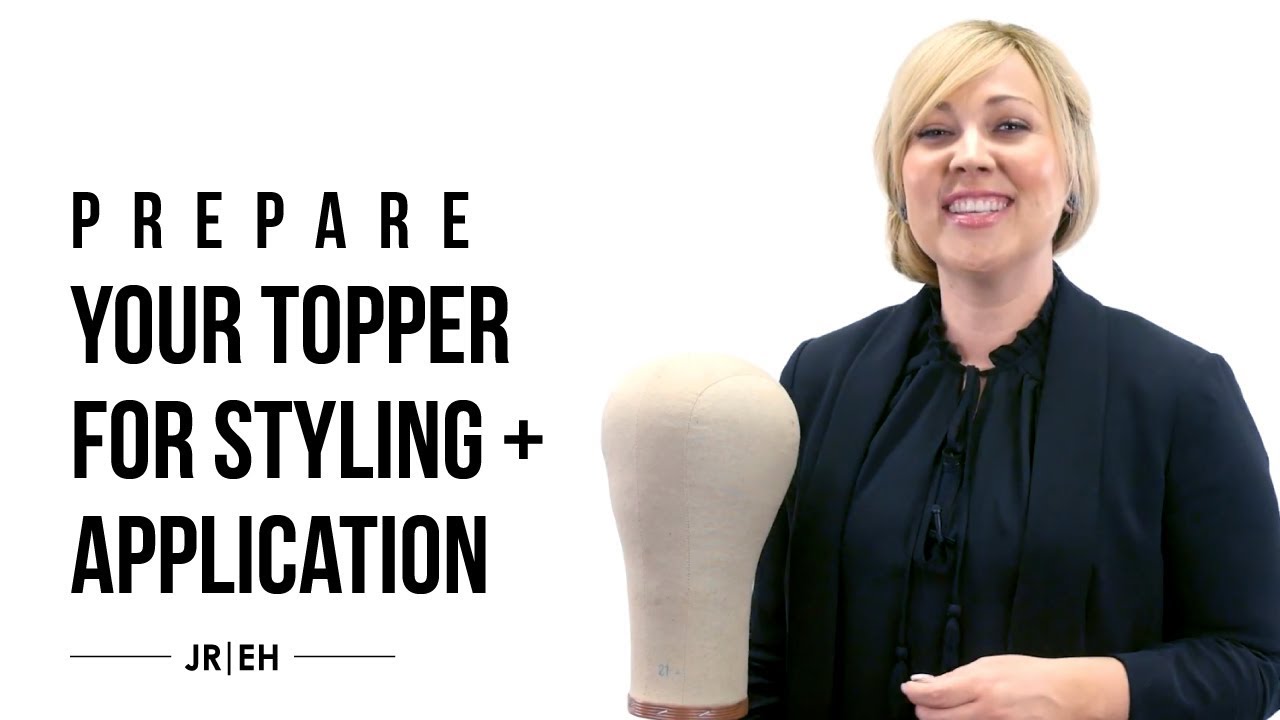 HOW-TO: Prepare your topper for styling and application - Hair Toppers ...