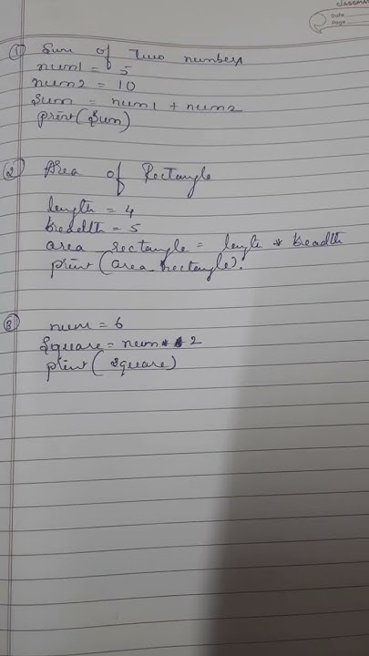 small programs to work in script mode of python IDLE shell - YouTube