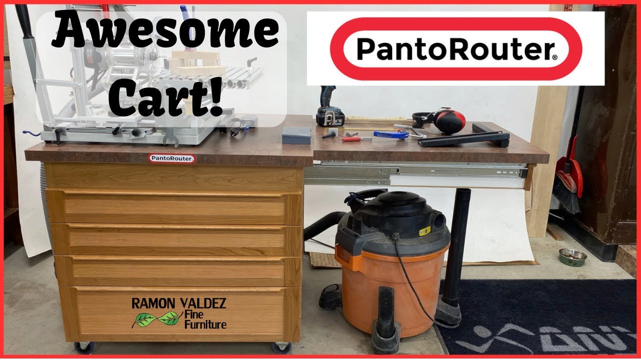 Awesome Pantorouter Cart! - YouTube