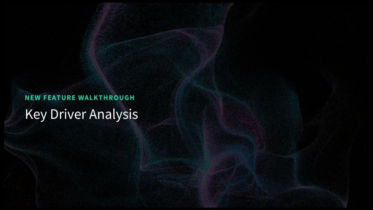 Key Driver Analysis Walkthrough - YouTube