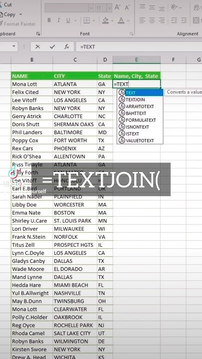 How to combine multiple columns into 1 column in excel? #excel # ...