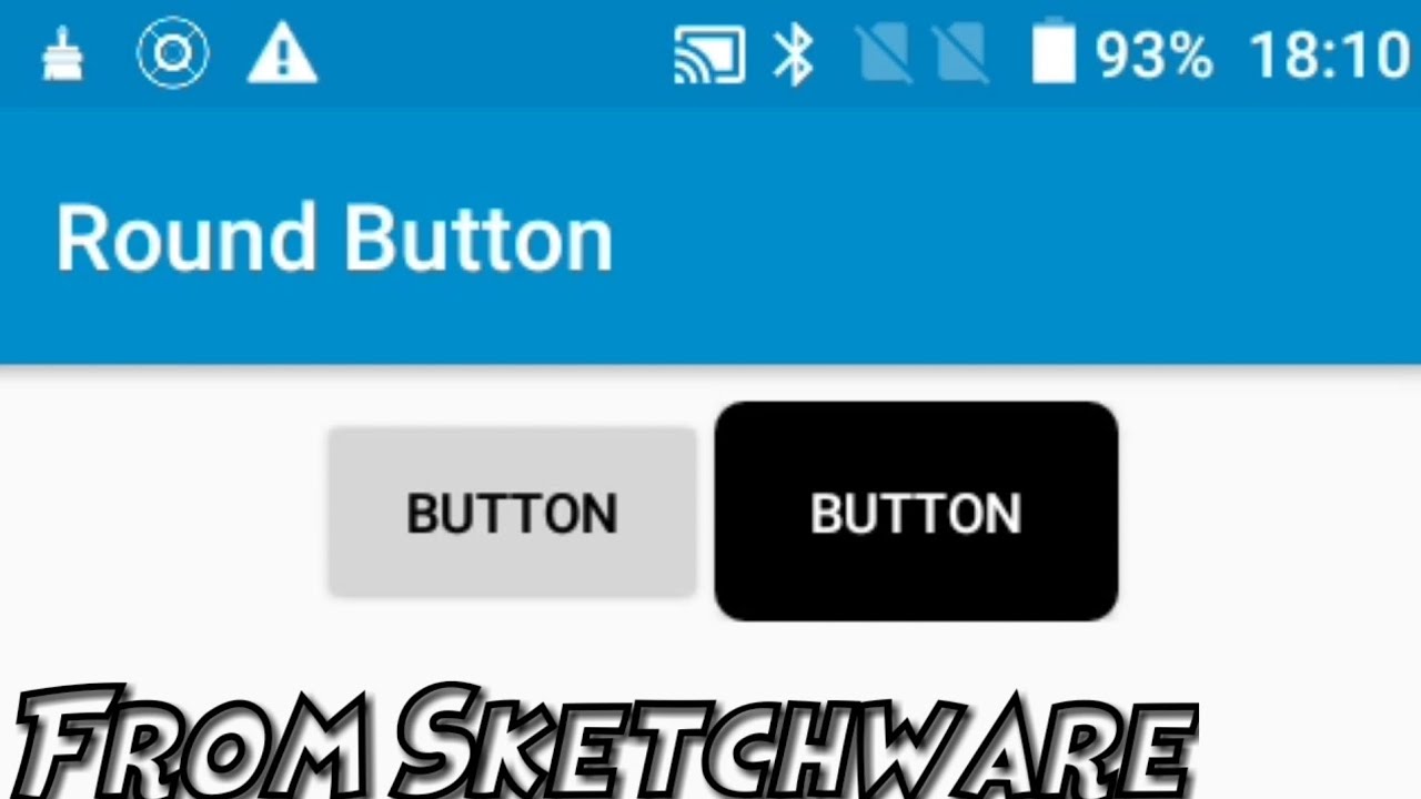 Round Corner Button In Sketchware App Youtube