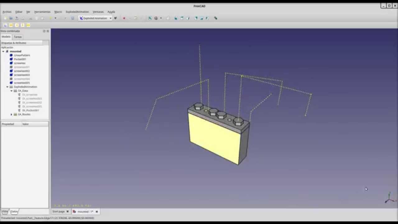 FreeCAD: Exploded Assembly Animation Tutorial - YouTube