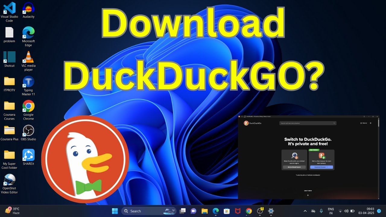 How to Download DuckDuckGo Search in Windows 11? - YouTube