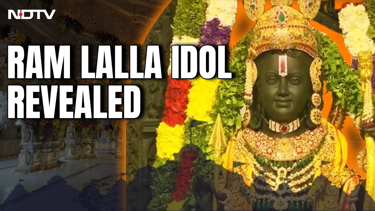 Shri Ram Pran Pratishtha | Ram Lalla Idol First Look After Pran ...