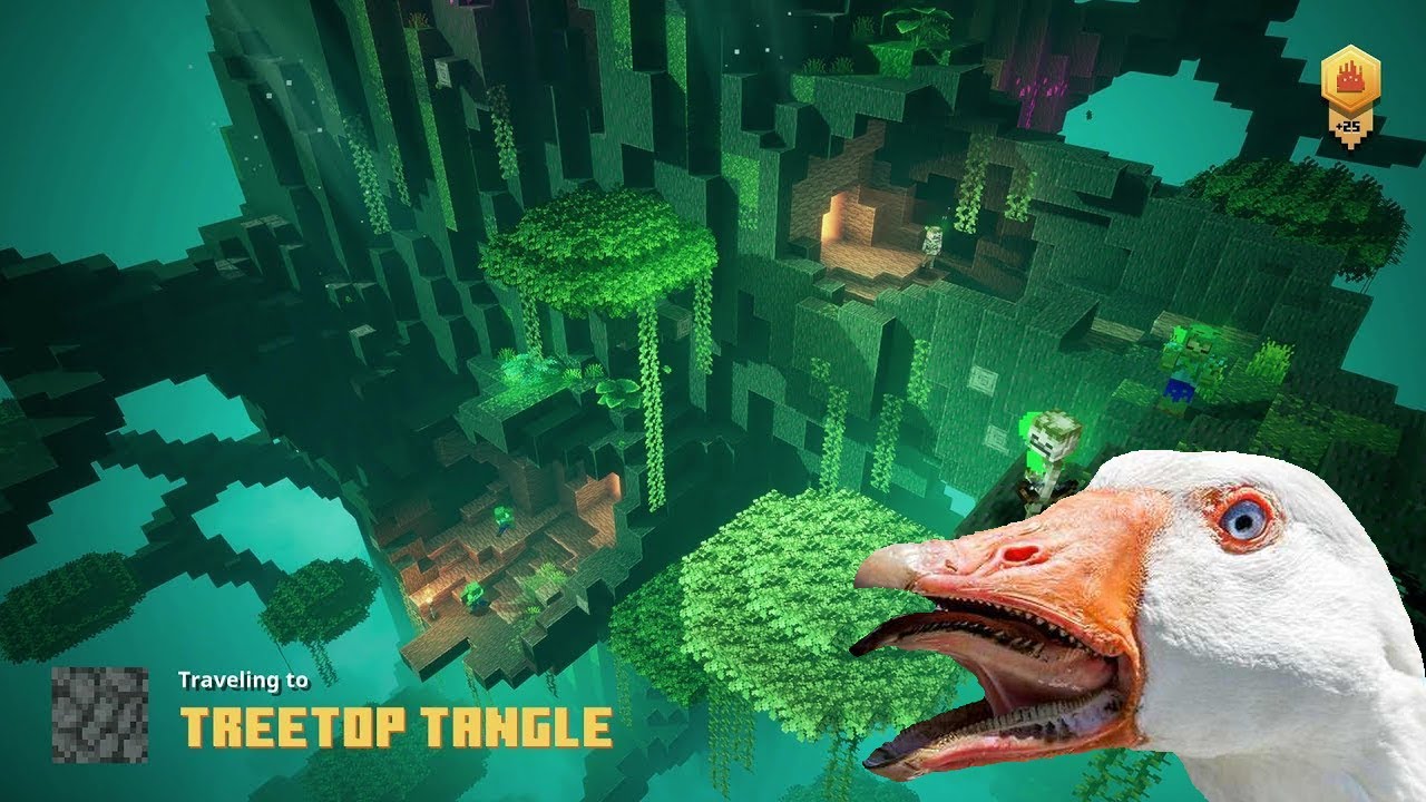 Minecraft Dungeons Treetop Tangle - YouTube