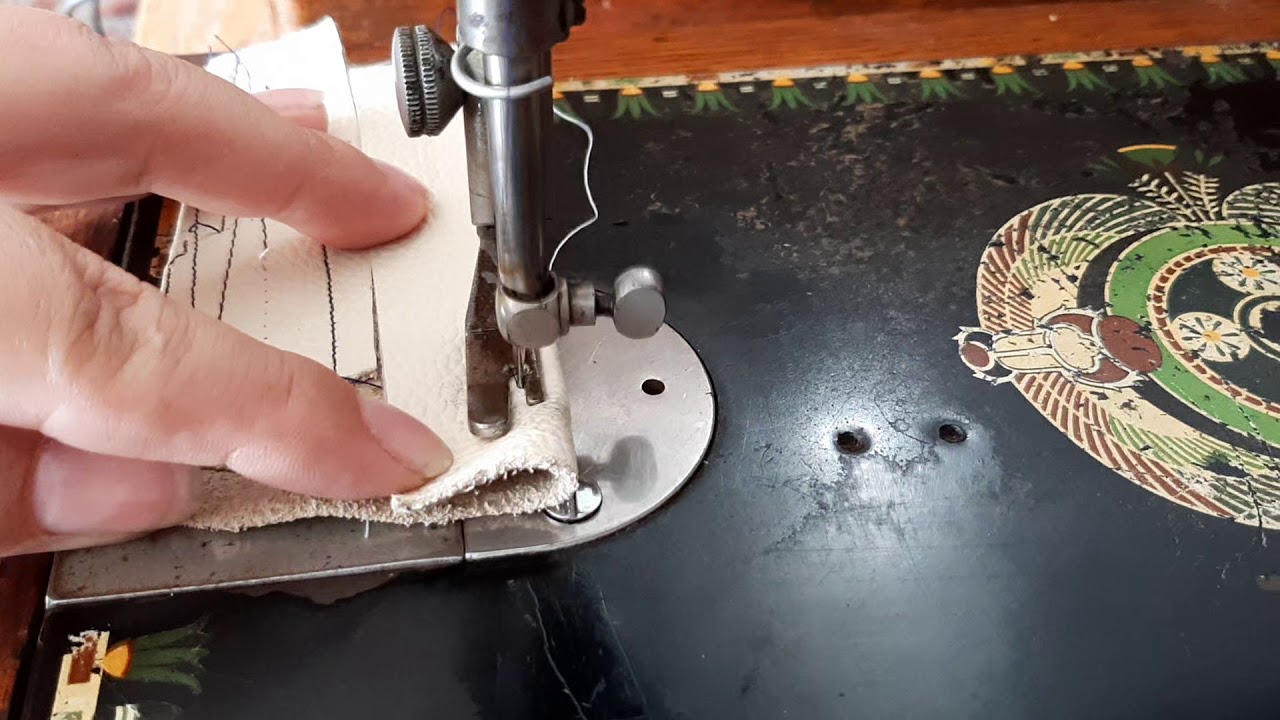 Vintage Singer 66K Lotus decals F504322815/10 2020 - YouTube