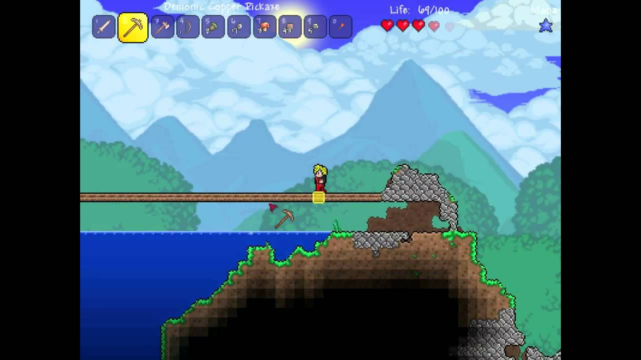 Terraria with Gemini #2: Exploring the Area - YouTube