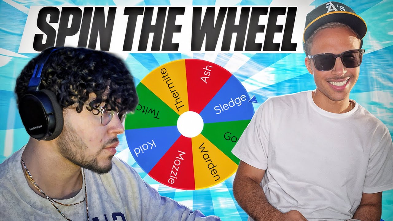 siege but the wheel picks our operators - YouTube