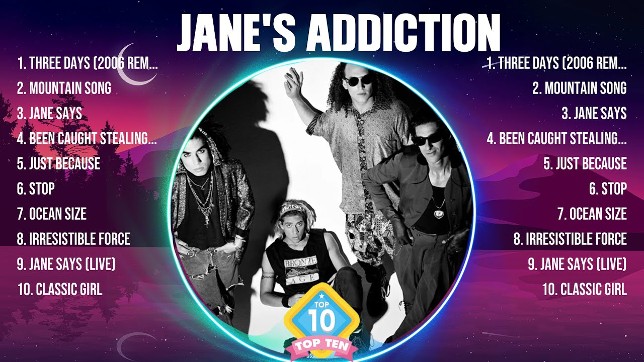 Jane's Addiction Greatest Hits Full Album ️ Full Album ️ Top 10 Hits of ...
