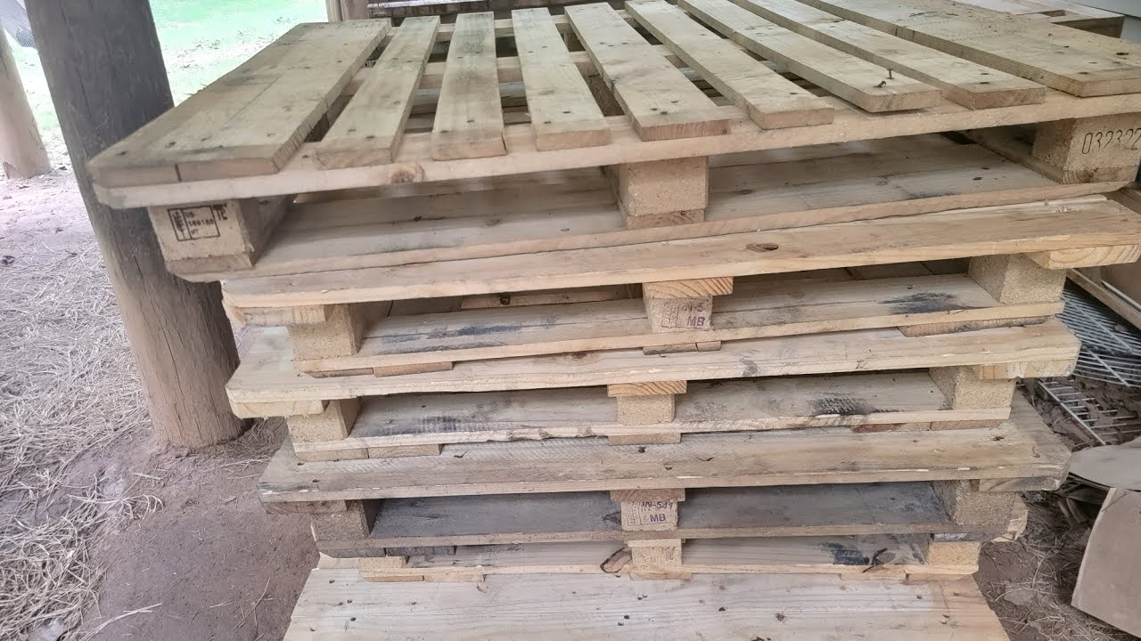 how I got my ( free pallets )?and how I decided to break them down for ...