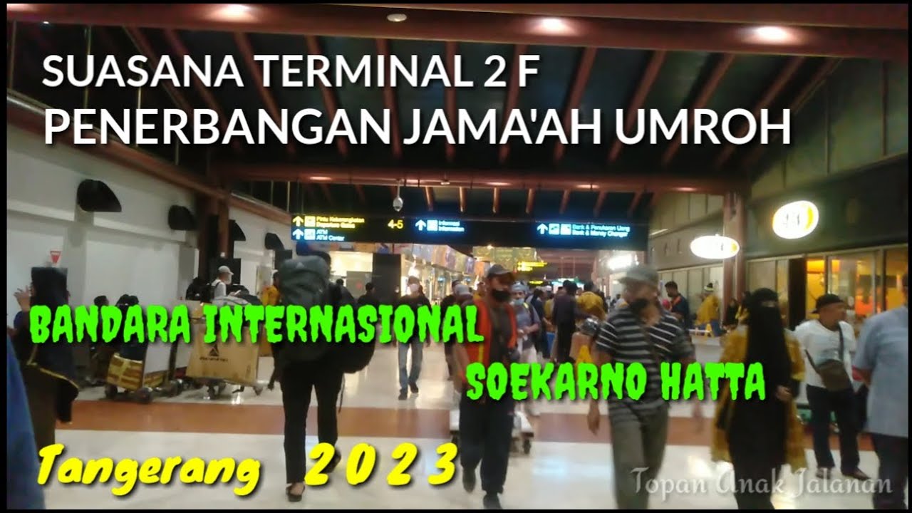 SUASANA TERMINAL 2 BANDARA KHUSUS JAMA'AH UMROH| go for a Walking View ...