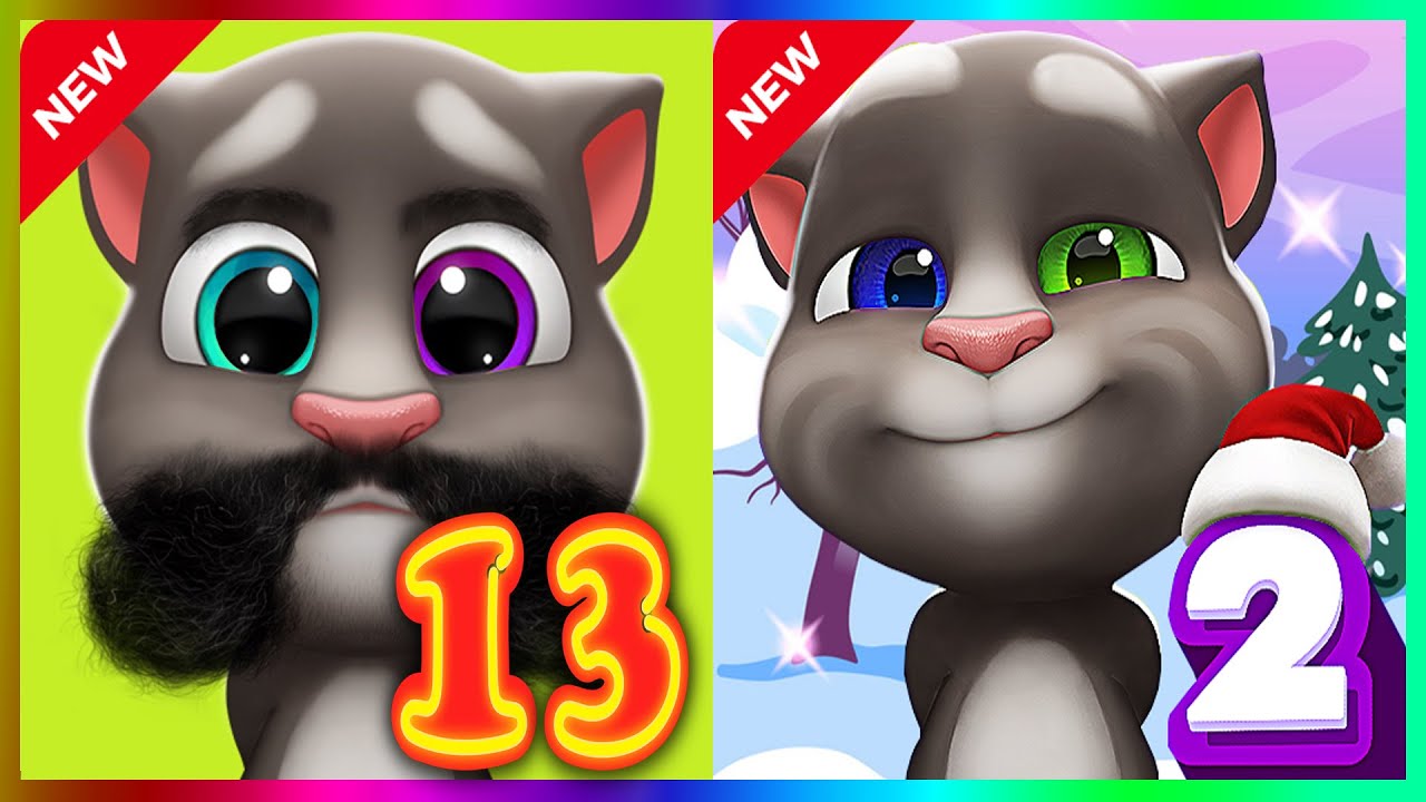 My Talking Tom 13 vs My Talking Tom 2 | Android Gameplay New Update #27 ...