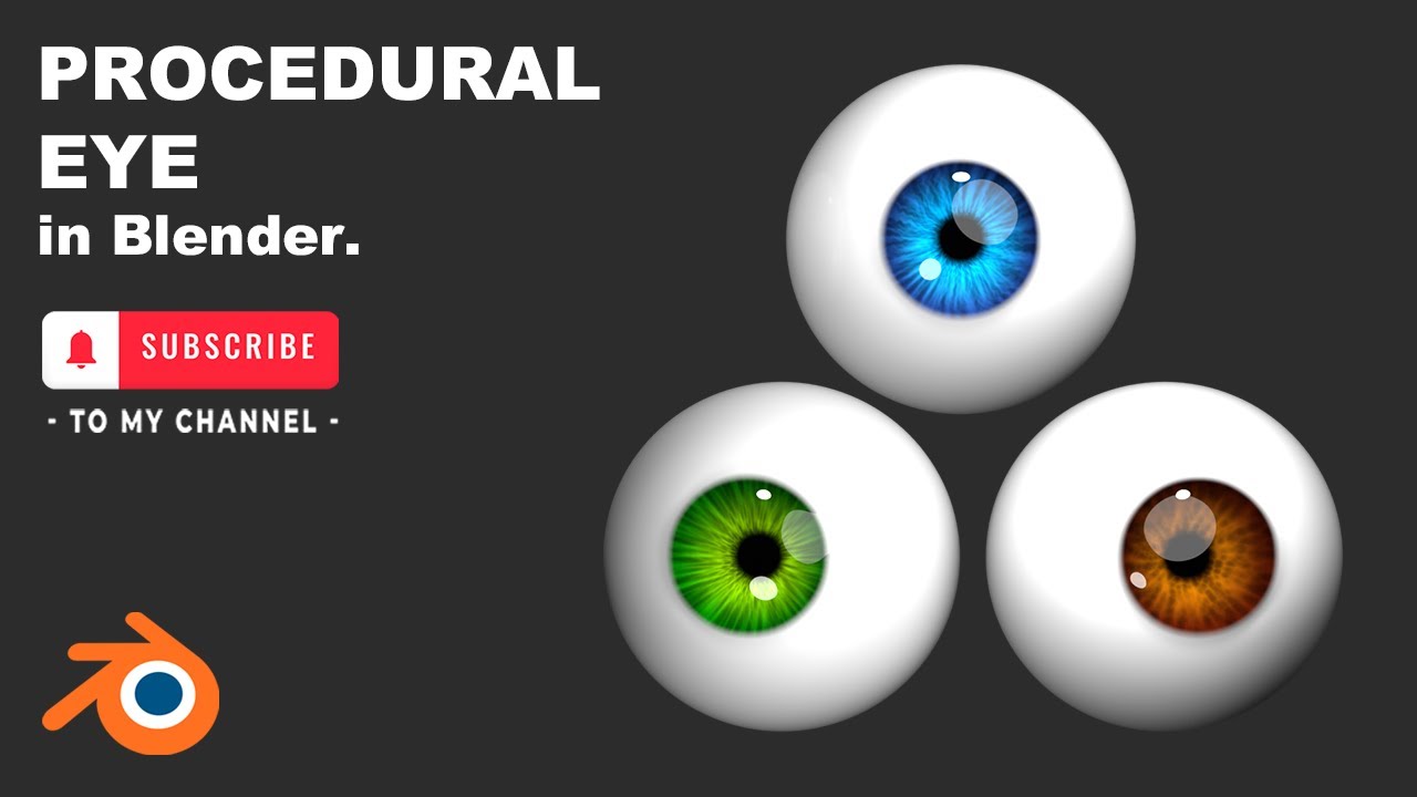 PROCEDURAL EYE IN BLENDER - YouTube