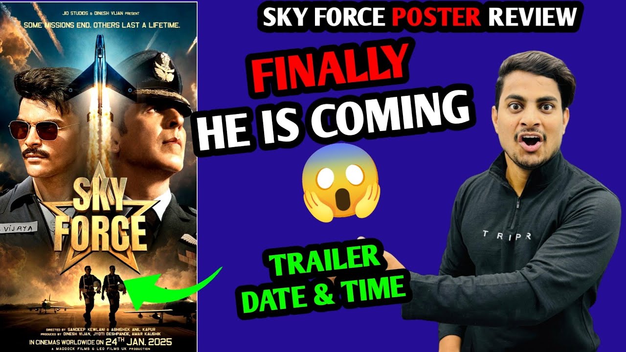 Sky Force Official Motion Poster Review | Sky Force Trailer Release ...