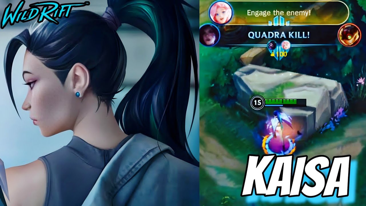 WILD RIFT KAI'SA | KAISA HYPER CARRIES THE GAMES IN WILD RIFT - YouTube