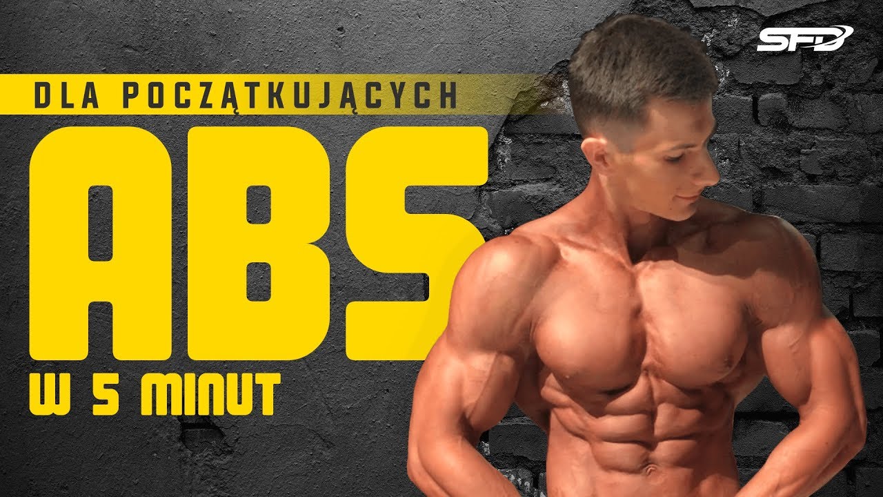 Trening brzucha dla początkujących - ABS w 5 minut - SFD - YouTube