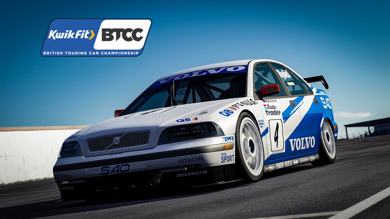 Volvo S40 BTCC Super Touring racing | Thruxton | Assetto Corsa - YouTube