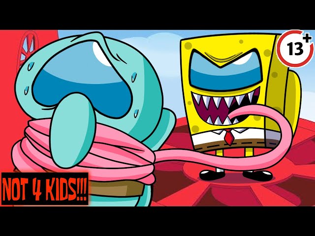 Squidward Angry On Spongebob And Patrick Among Us Funny Animation