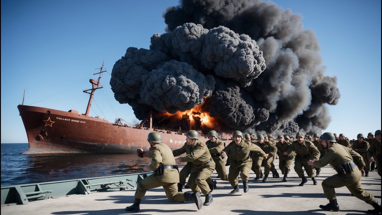 1 minute ago! Ukrainian HIMARS M142 Blows Up Russia's Largest Cargo ...