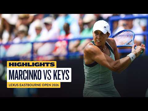 Seeking Her THIRD Title 🏆 | Petra Marcinko vs Madison Keys | Lexus Eastbourne Open | Highlights