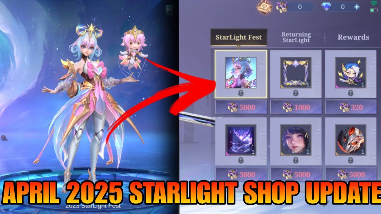 April 2025 Starlight Shop Update | Angela Annual Starlight Skin in the ...
