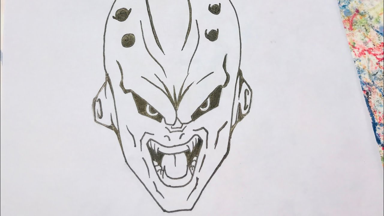 Como Dibujar a Kid Buu/ How to draw Kid Buu/ Dragon ball Z - YouTube