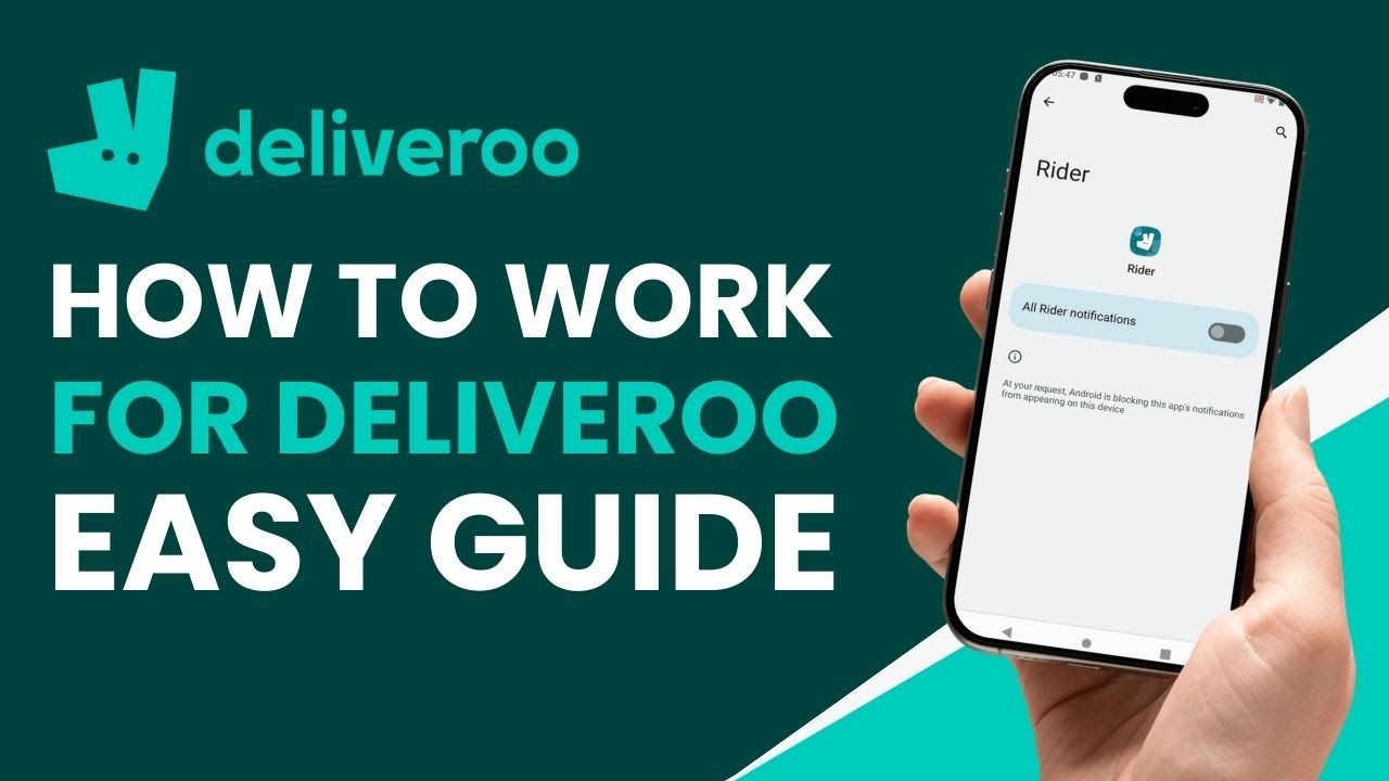 How to Work for Deliveroo ! Easy Steps - YouTube