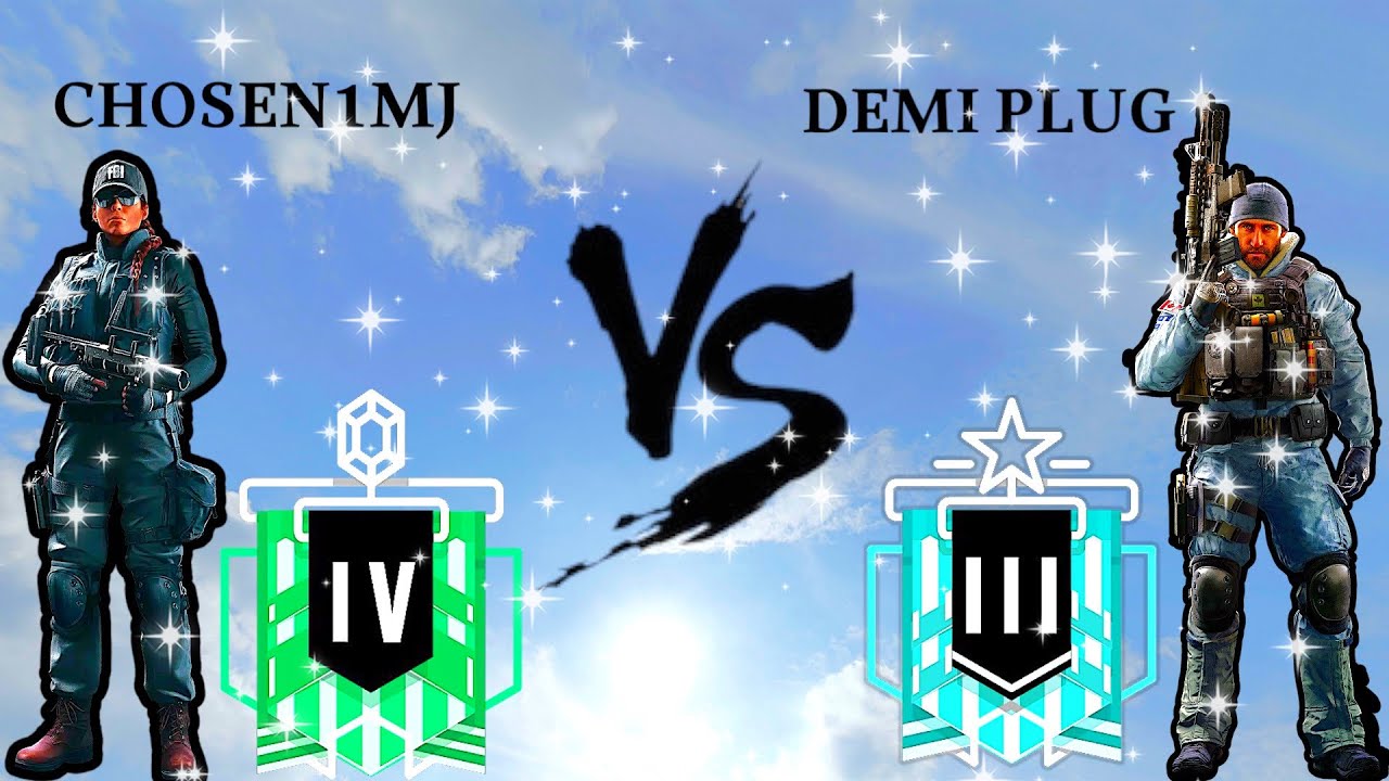 MJ PLAY'S AGAINST @Demiplug. IN COMP 1V1 SERIES ON R6 (W SERIES?) - YouTube