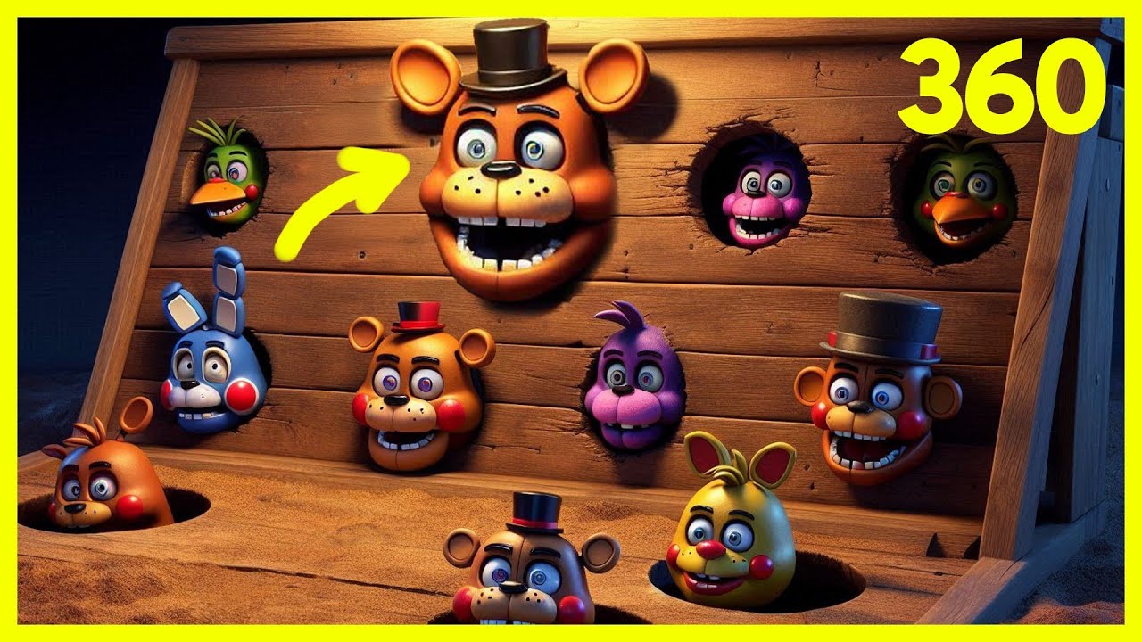 Hit them all!!! (FNAF 360) - YouTube