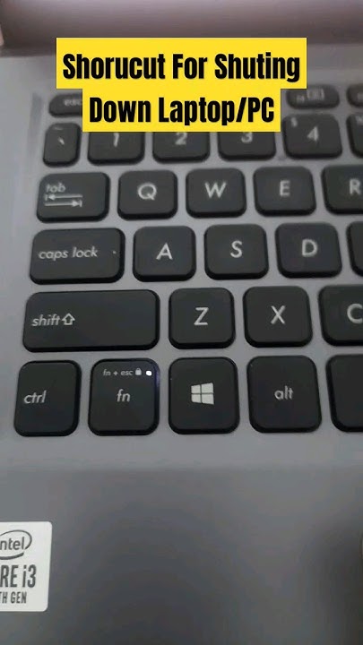 Laptop Shutdown Shortcut Key | How to Power Off #pc #viral #shorts # ...