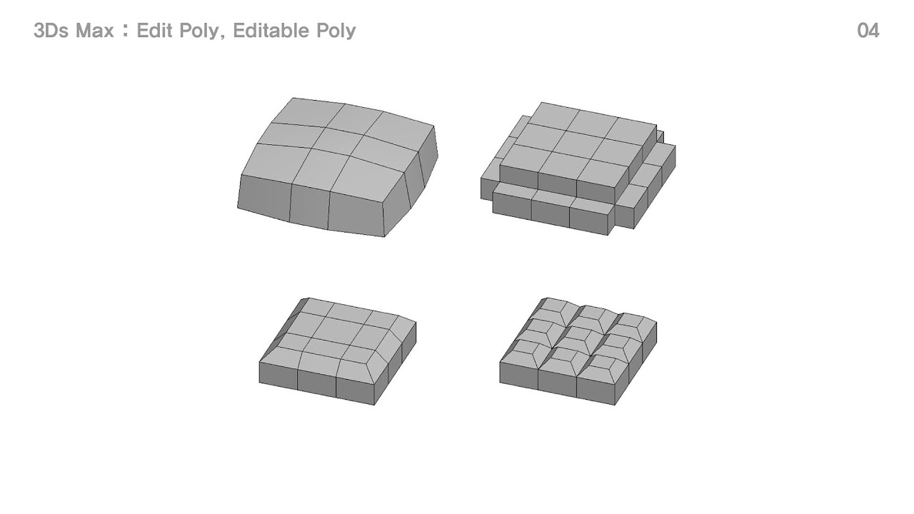 3Ds Max : Edit Poly, Editable Poly 04 - YouTube