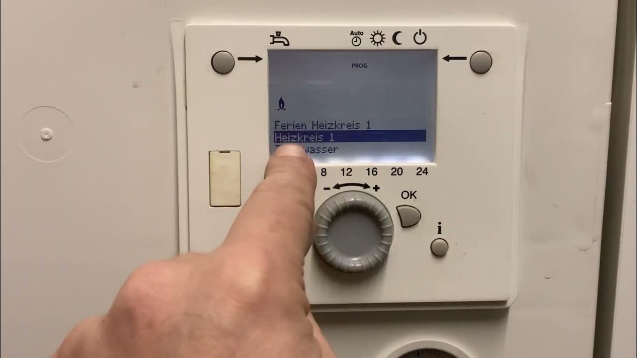 Brötje WGB/WBS/BBK Serie C/D/E/F/G/H/I Zeit-Programm einstellen. ISR-Regelung - YouTube