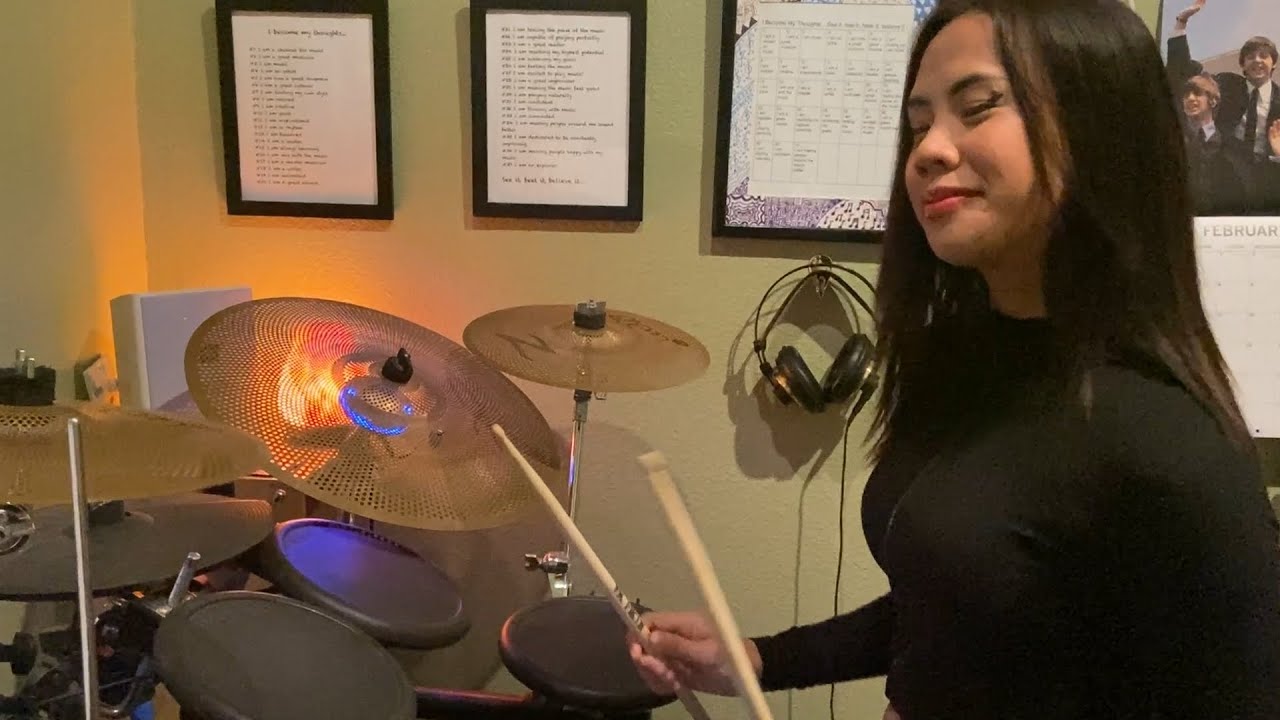 Fell in Love With a Girl Drum Cover by Jess O - YouTube