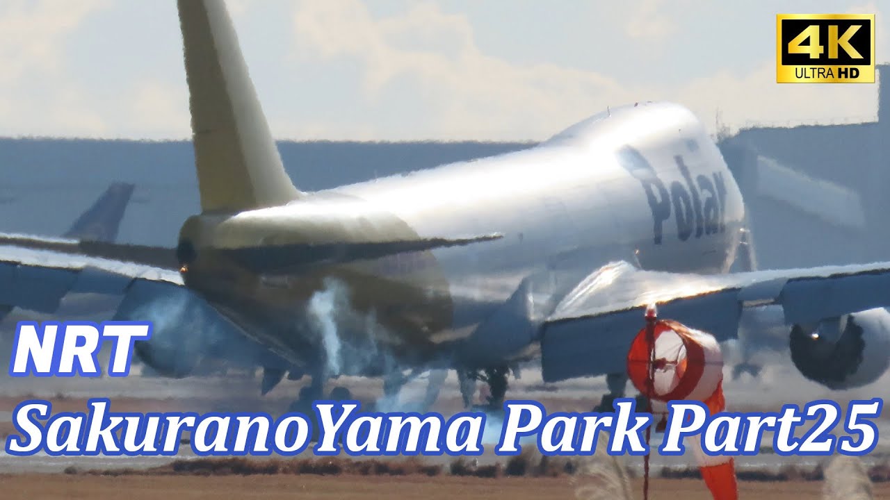Sakura no Yama Park(さくらの山) Narita Airport(NRT) Part25 Plane Spotting ...