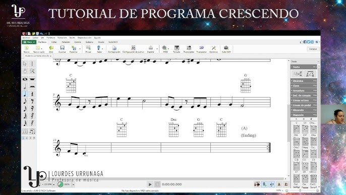 Crescendo Music Notation