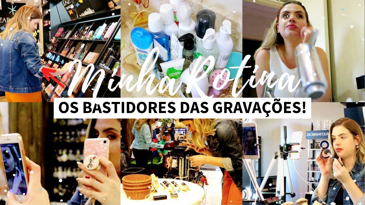 Minha Rotina: Bastidores dos meus trabalhos do Instagram - Vlog - YouTube