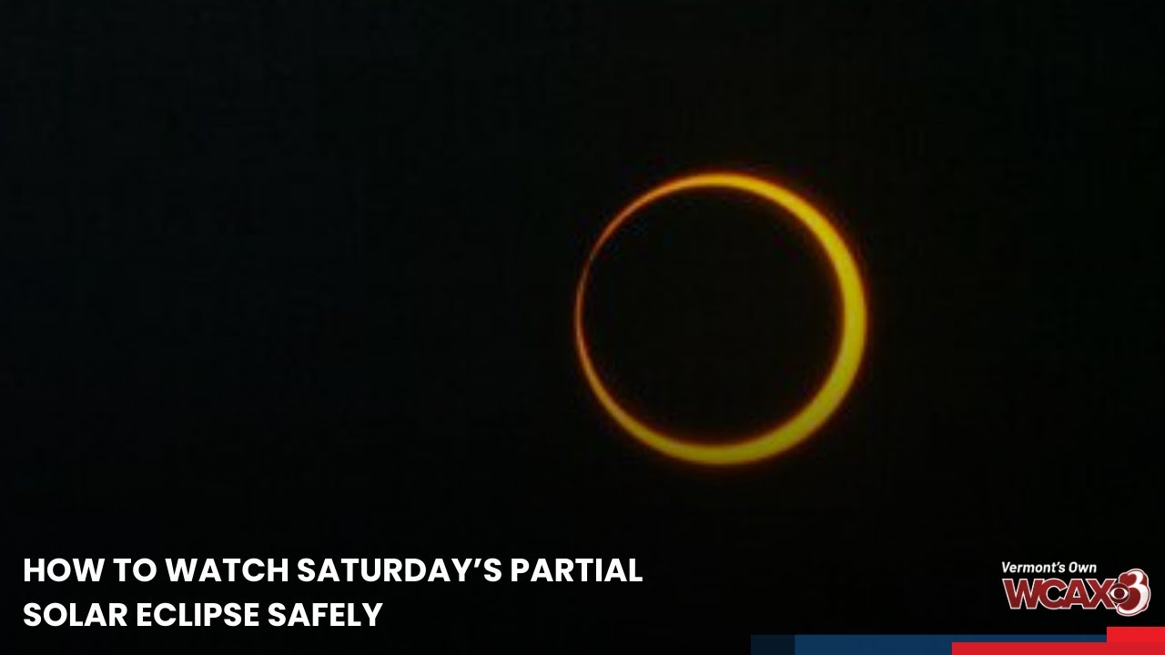 How to watch Saturday’s partial solar eclipse safely - YouTube